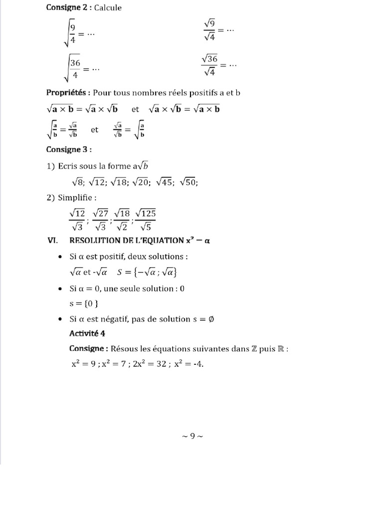 Maths Exercice | PDF