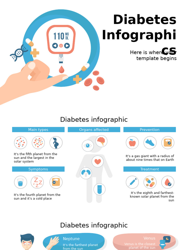 Diabetes Infographics by Slidesgo | PDF | Planets | Solar System