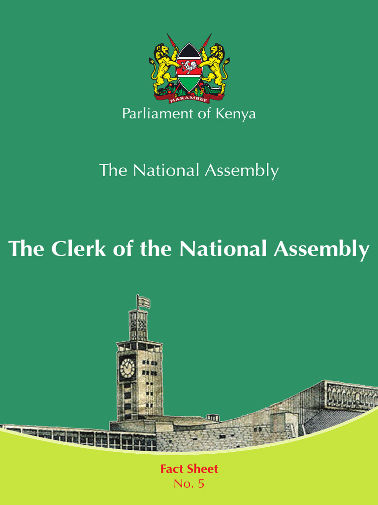 The Clerk of The National Assembly | PDF | United States House Of ...