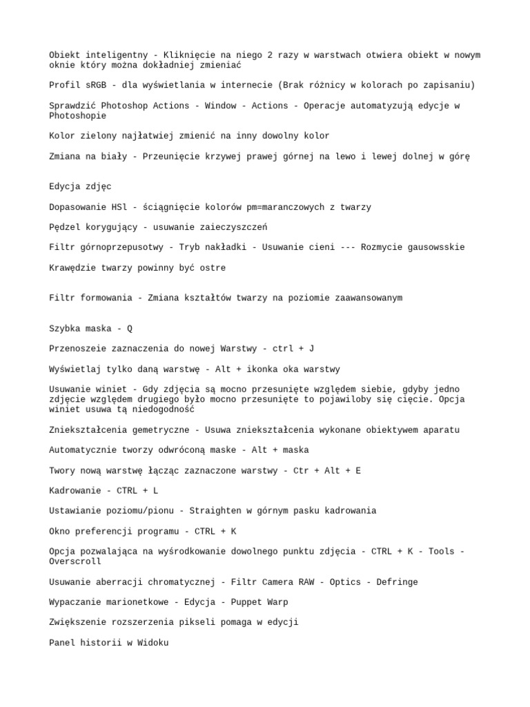 Photoshop Kurs Kopia | PDF