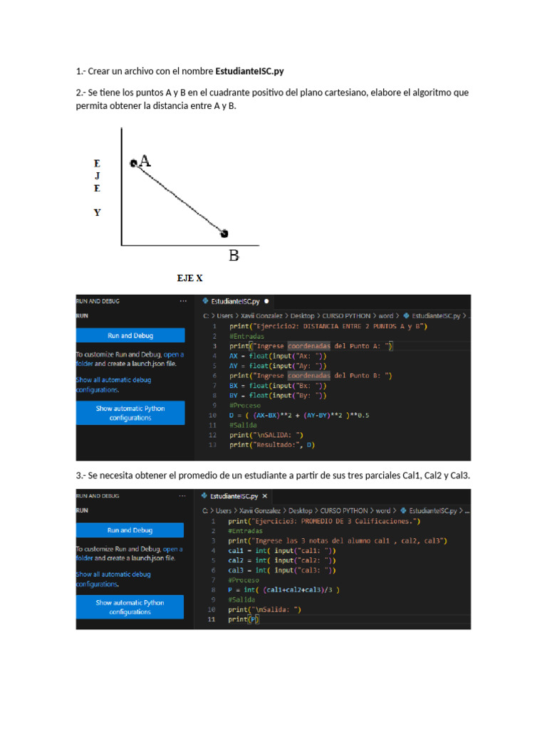 Ejericicios_Python | PDF