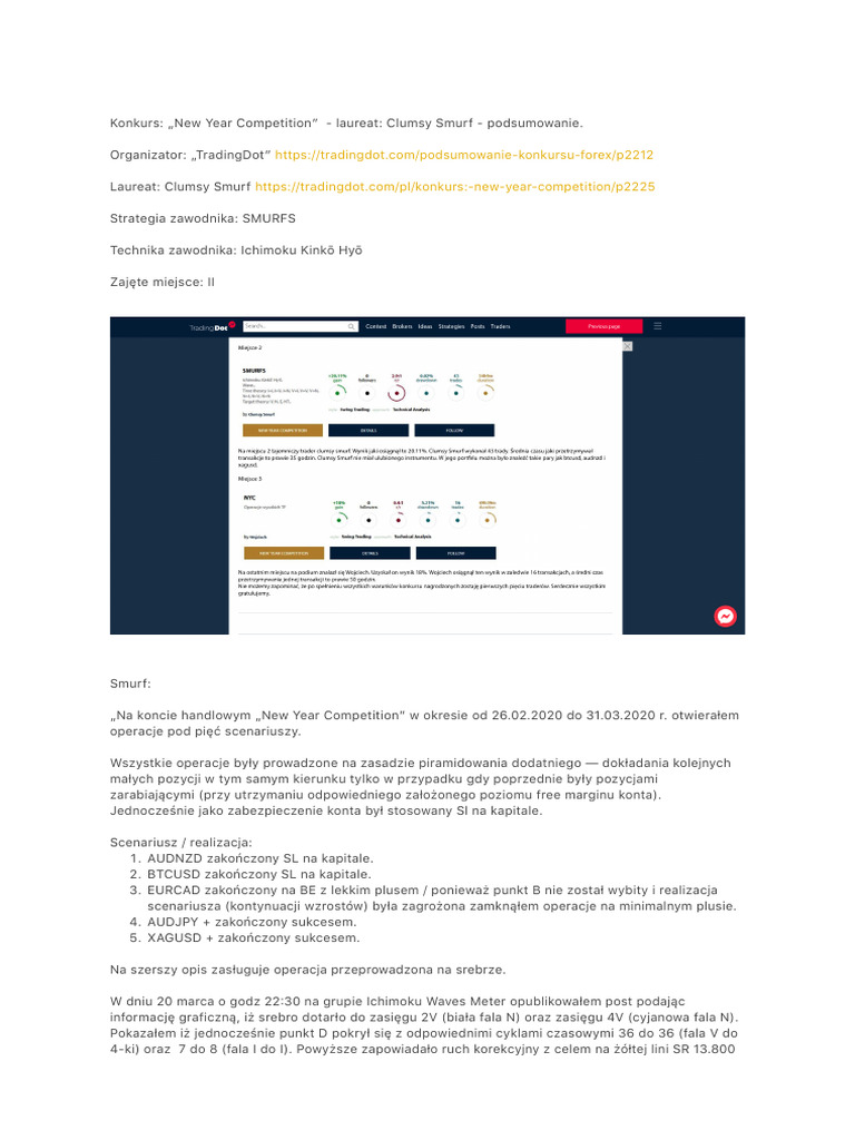 Konkurs New Year Competition - Podsumowanie | PDF