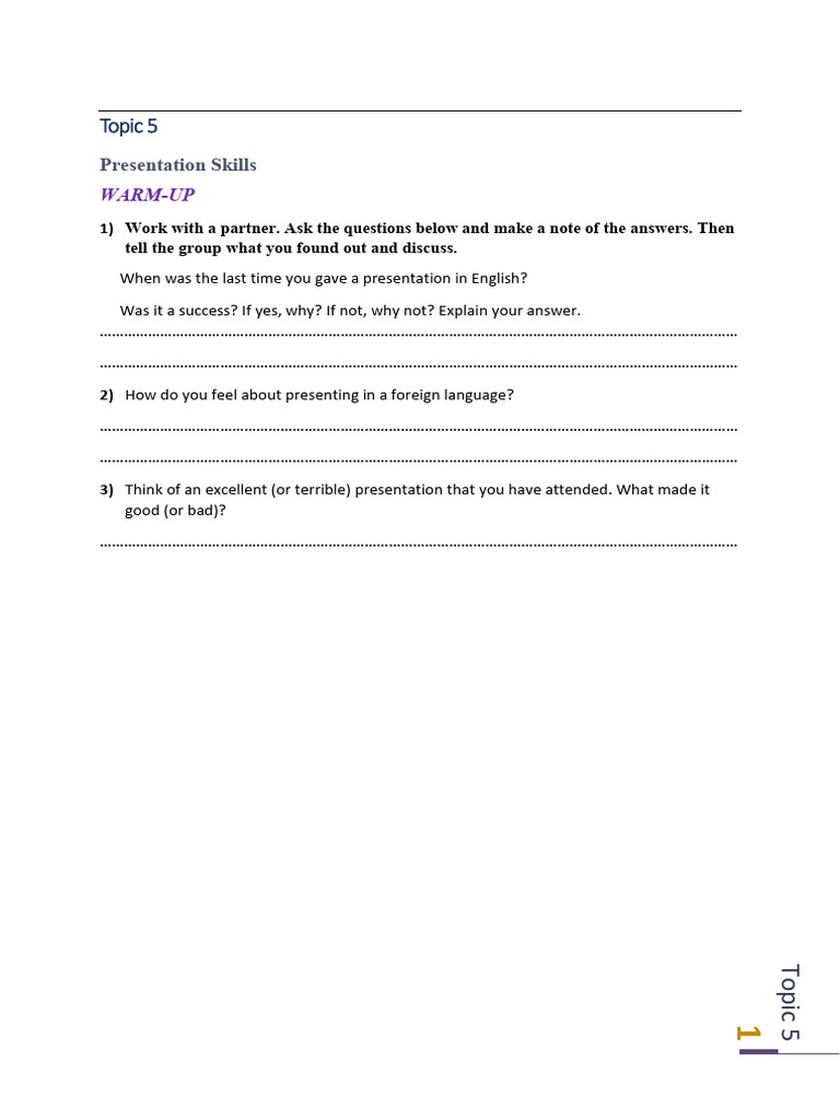 Effective Presentation Skills Guide | PDF | Attention Deficit ...
