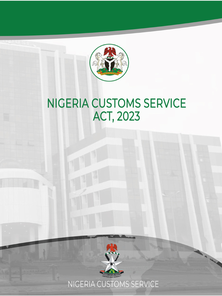 NCS-ACT-2023-1 | PDF | Customs | Regulatory Compliance