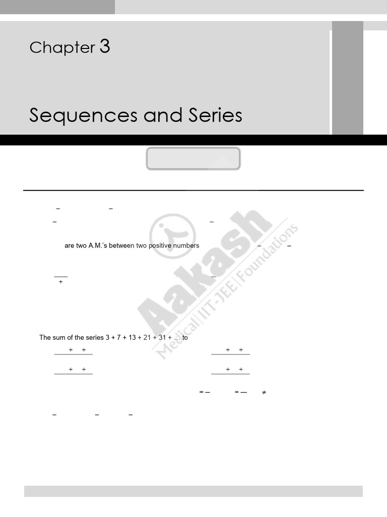 Sequences and Series Final | PDF | Discrete Mathematics | Number Theory