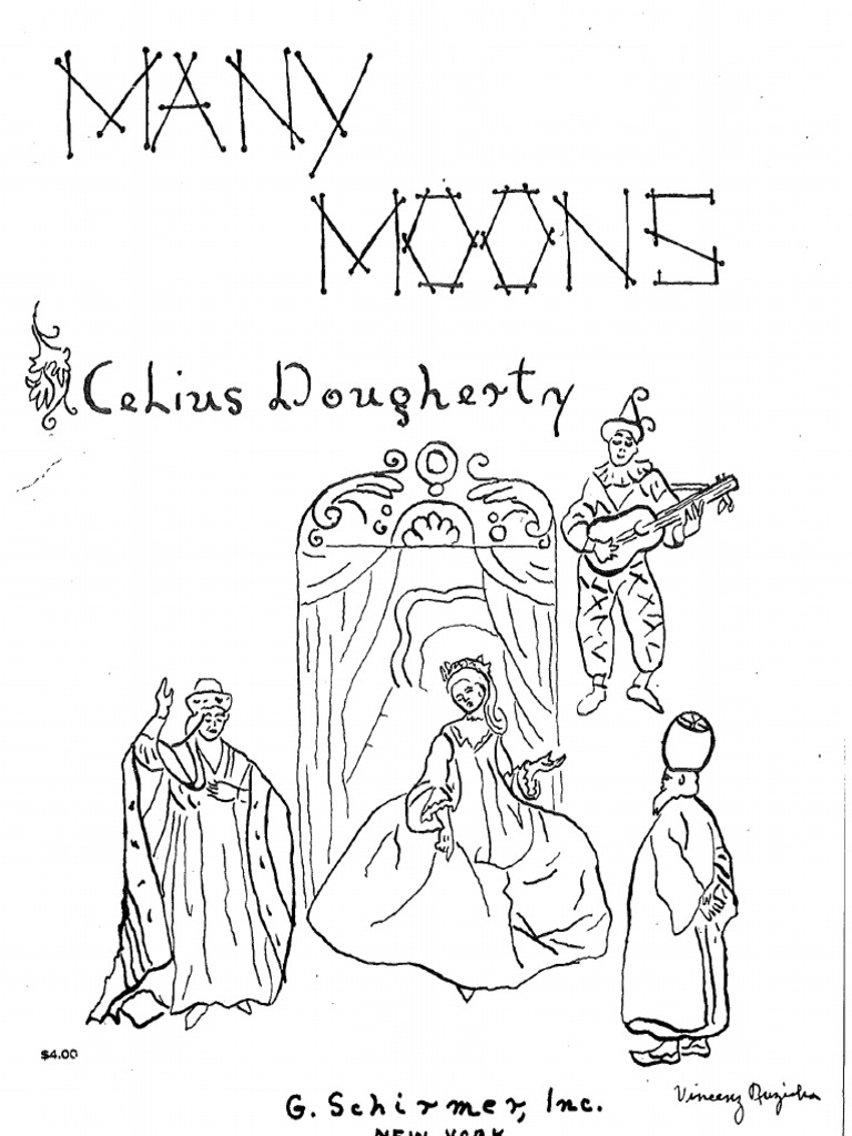 Dougherty - Many Moons Score For Piano | PDF