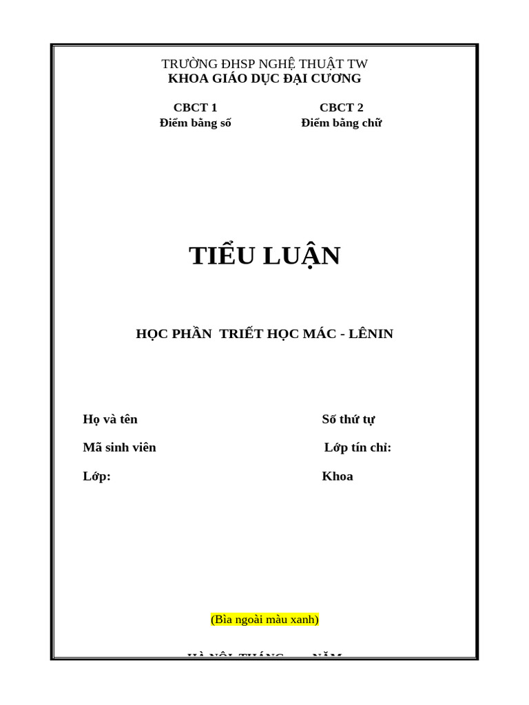 Vo Tieu Luan | PDF