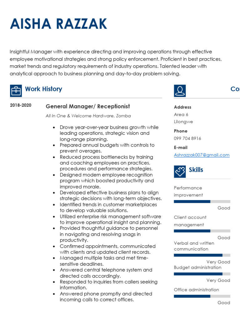 _Resume_54 | PDF | Business | Computing