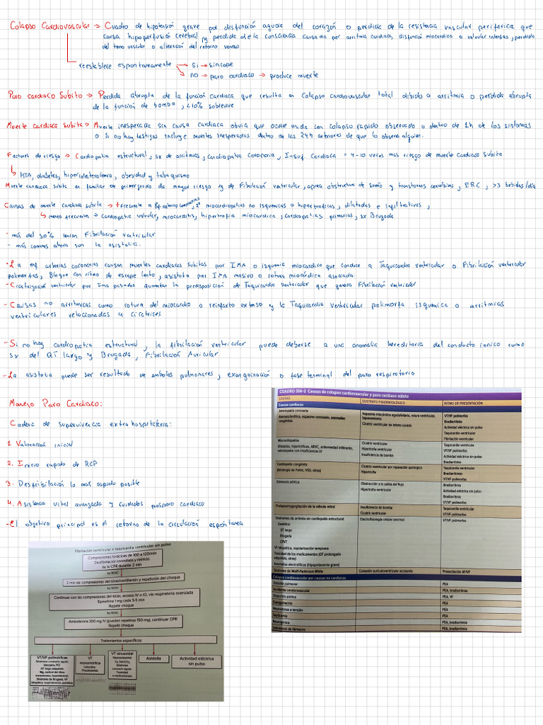 Colapso Cardiovascular | PDF | Corazón | Choque (circulatorio)