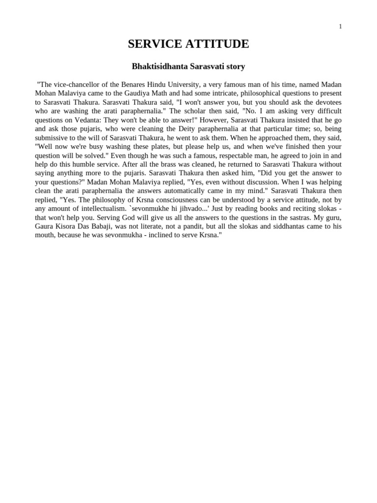 Wisdom Through Service | PDF