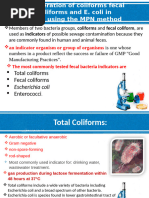 FDA - CFSAN BAM - Escherichia Coli & The Coliform Bacteria | PDF ...