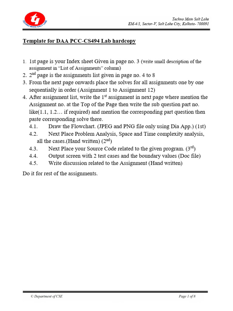 Labcopy template | PDF | Dynamic Programming | Computer Programming