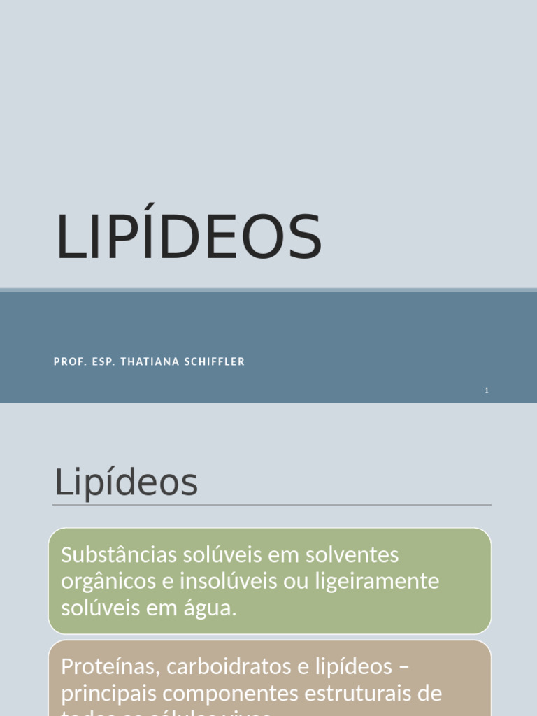 Propriedades e Funções dos Lipídeos | PDF | Gordura | Lipídio
