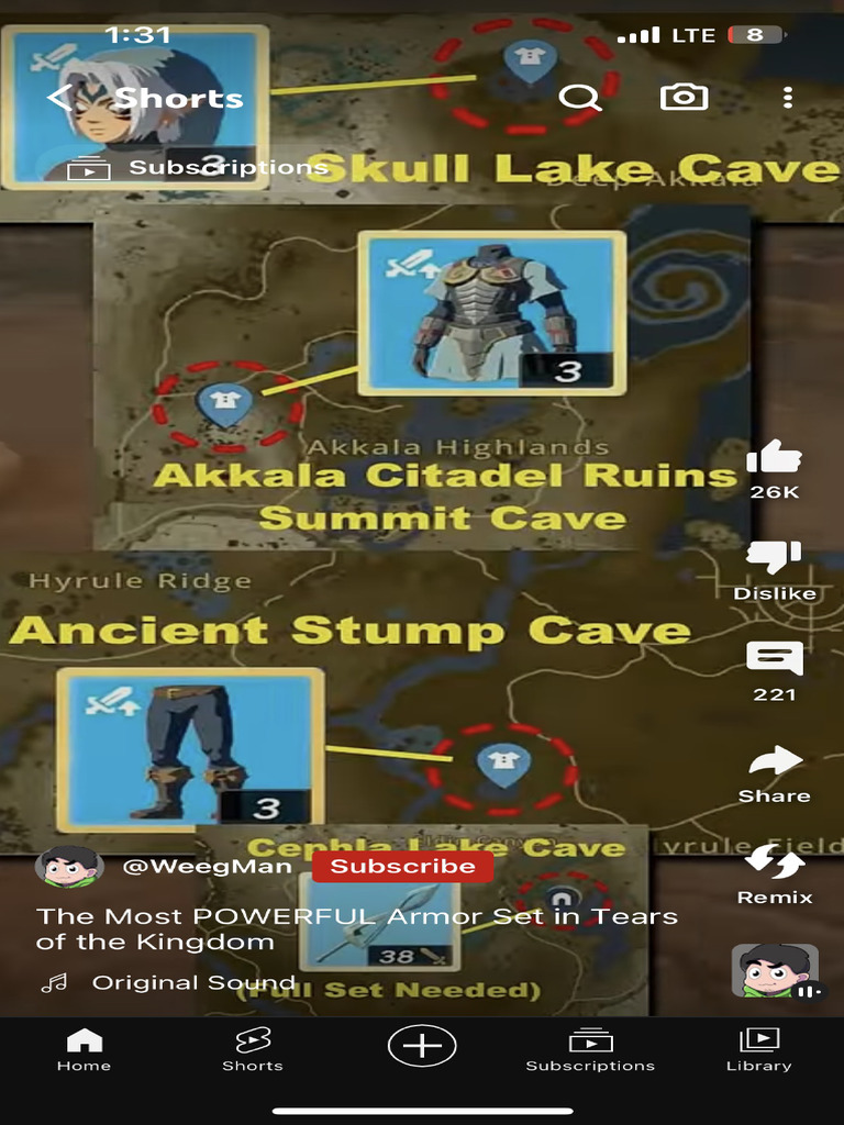 Tears of the Kingdoms Trog Est Armor | PDF