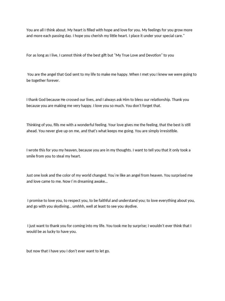 Love Format | PDF | Love