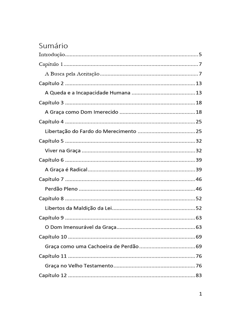 Graça: O Dom Imerecido de Deus | PDF | Graça no cristianismo | Jesus