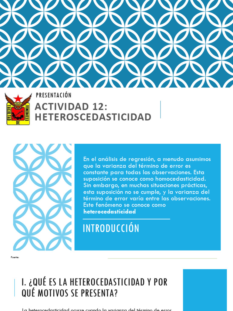 Heterocedasticidad en Regresión | PDF | Mínimos cuadrados ordinarios ...