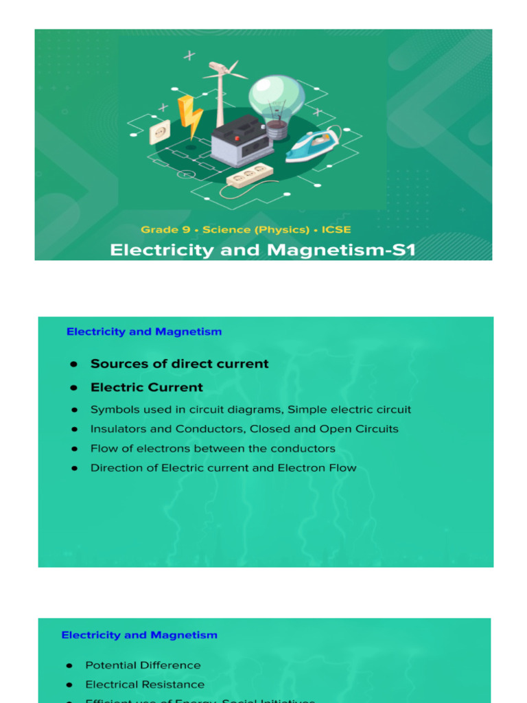 Electricity and Magnetism 1 | PDF