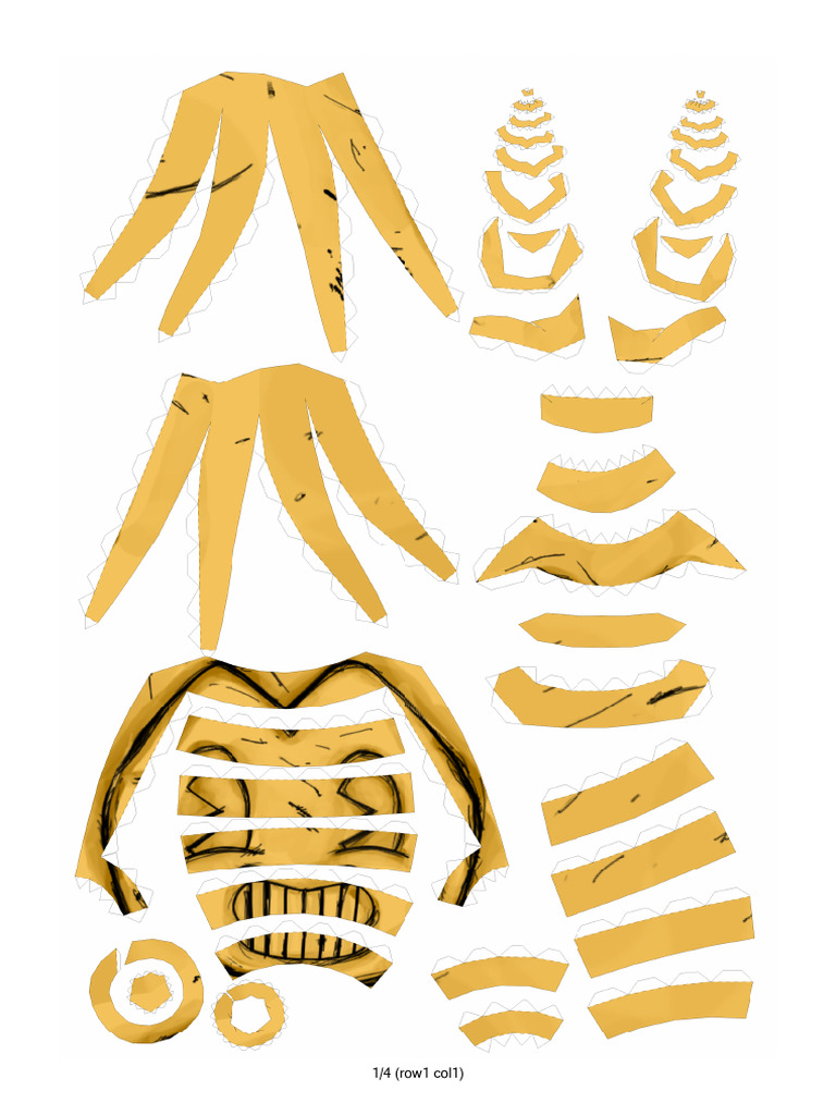 Bendy Statue Papercraft by Smakkohooves - Set by Lucasds64 | PDF