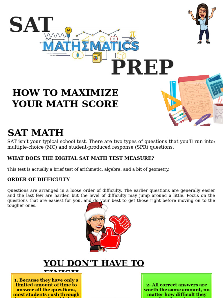 Sat Math Prep | PDF | Exponentiation | Elementary Mathematics