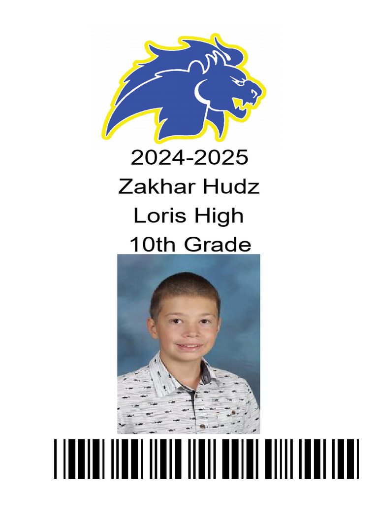 2024 Student Identification Card | PDF