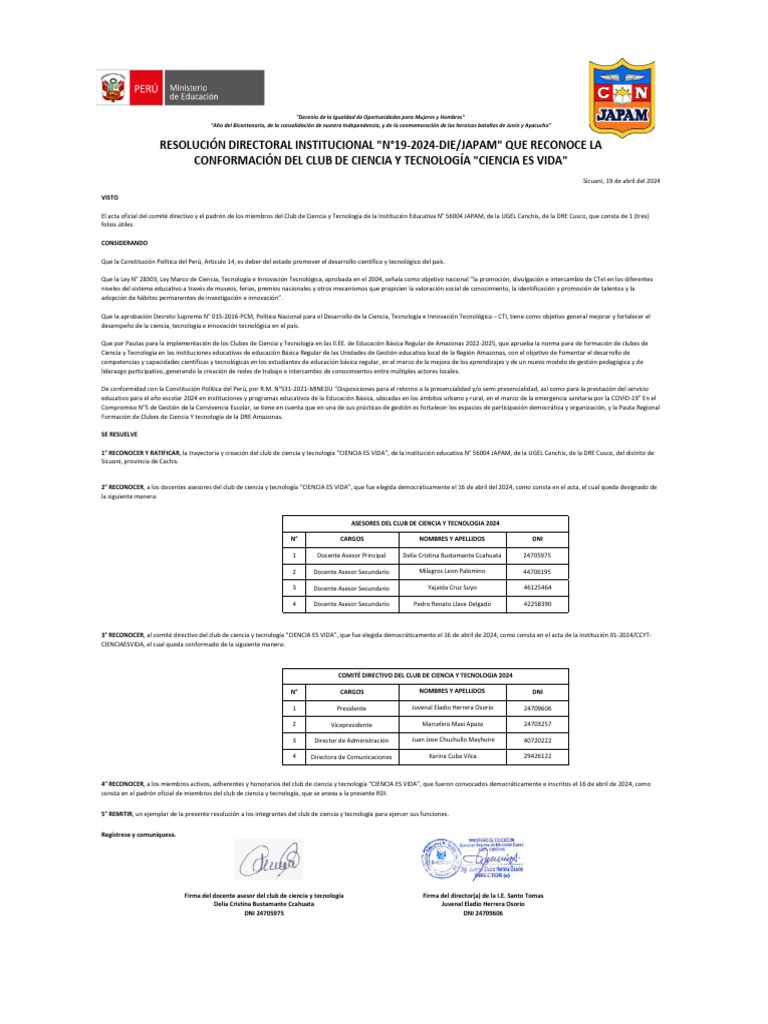 ANEXOS 04 CCYT 2024 | PDF