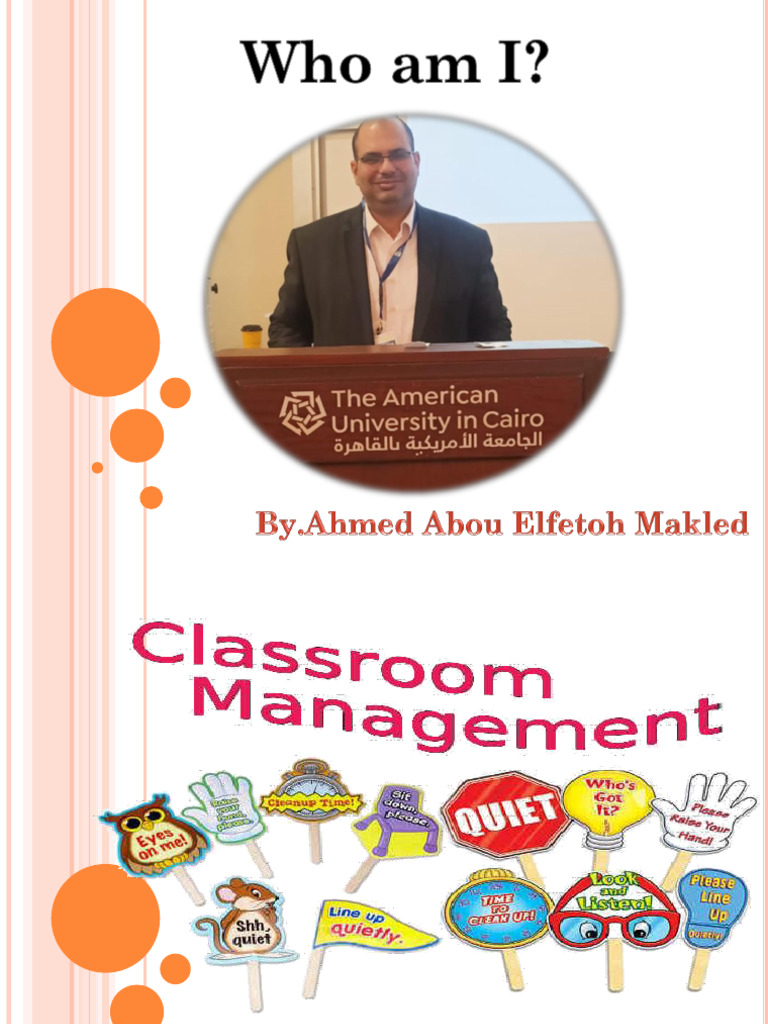 Classroom Management My Session | PDF | Classroom | Teachers