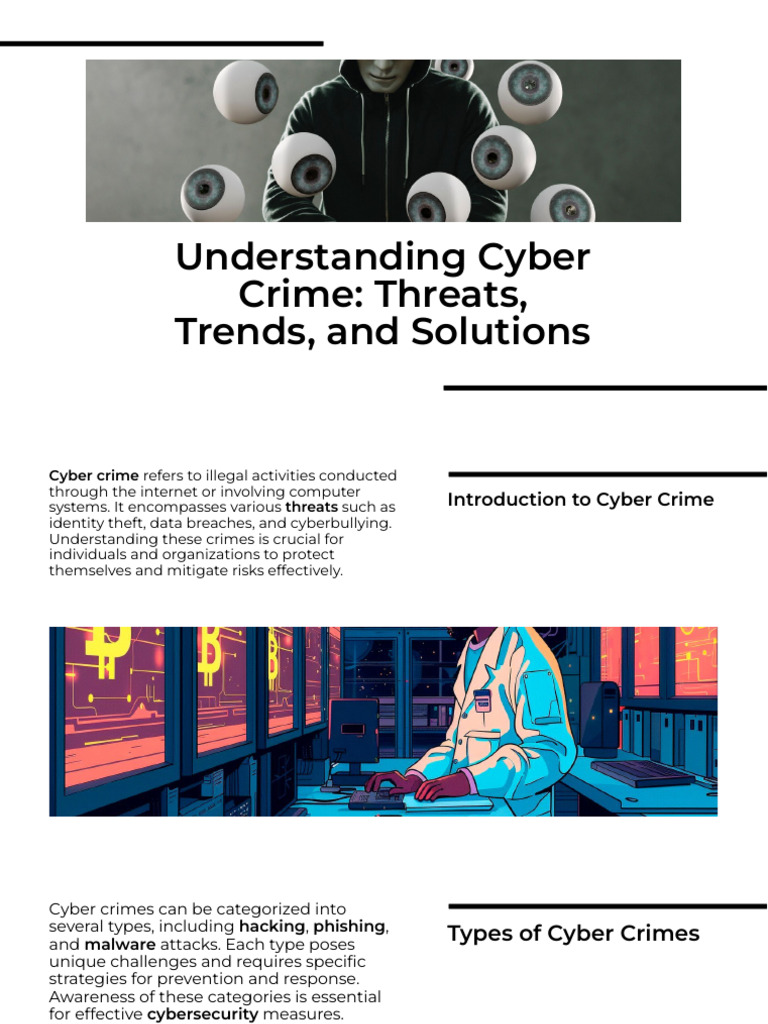Cyber Crime: Types, Trends, and Solutions | PDF
