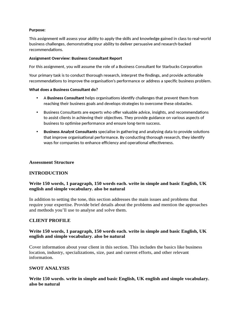 Purpose | PDF | Consultant | Evaluation