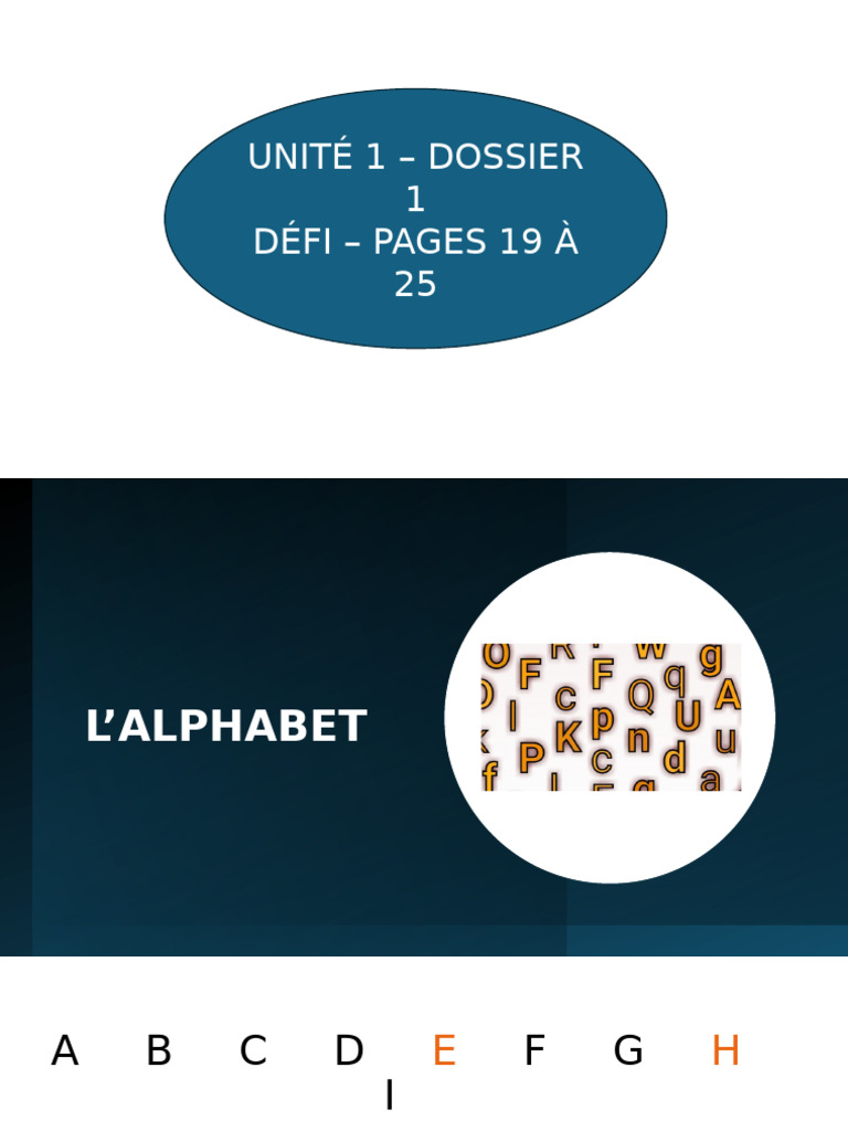 Alphabet et Sons du Français | PDF