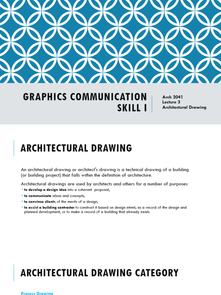 Lecture 3 Architectural Drawing | PDF | Drawing | Human Factors And ...