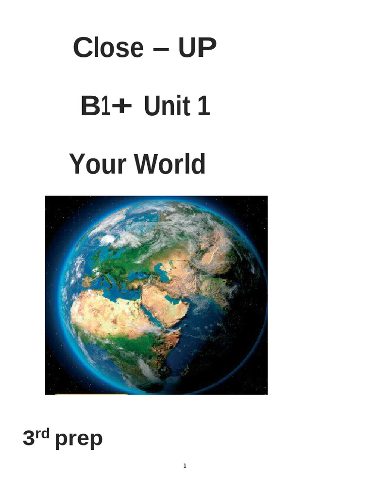 close up B1+(unit 1) updated | PDF | Verb | Adverb