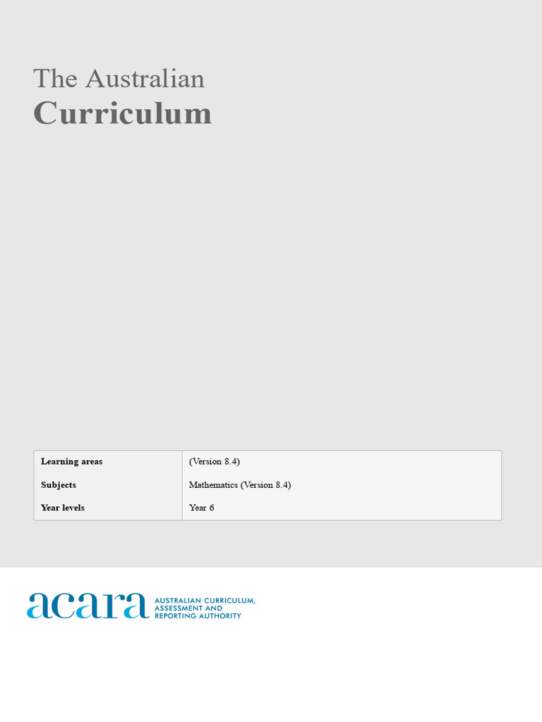 Australian Curriculum | PDF | Cartesian Coordinate System | Angle