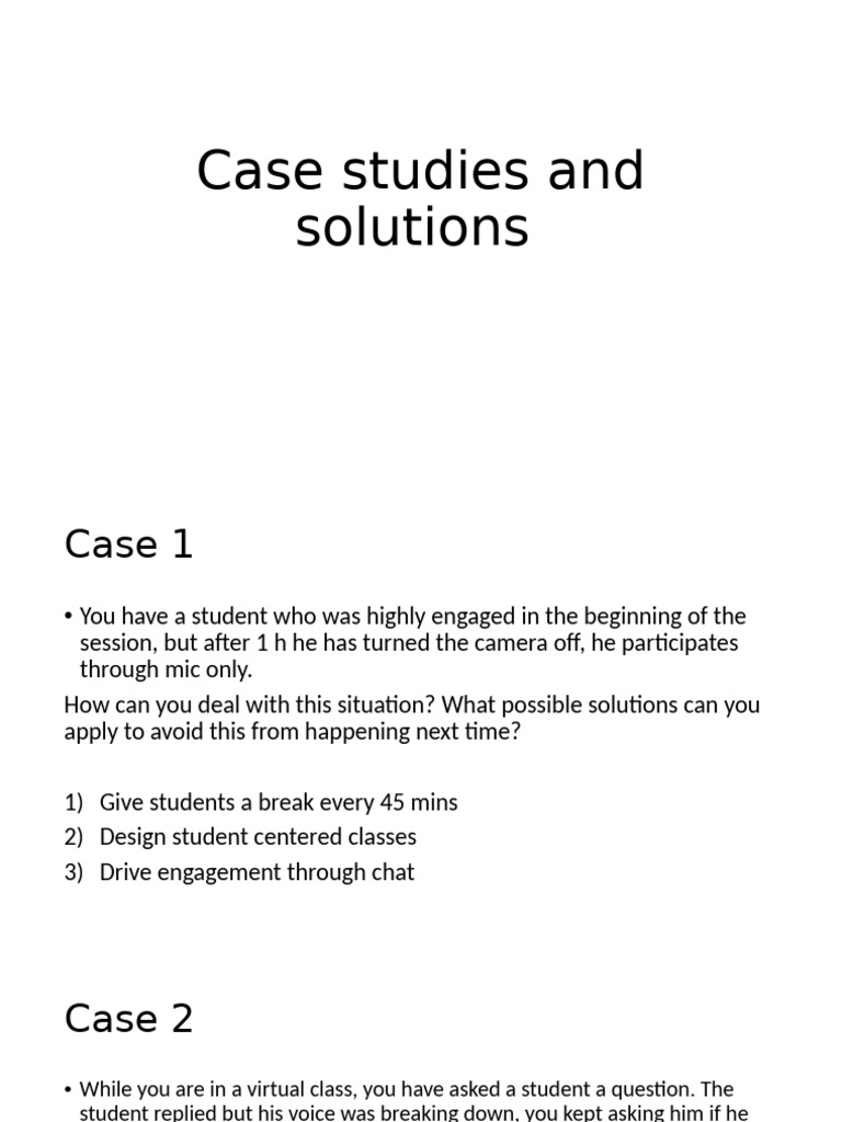 Case studies | PDF