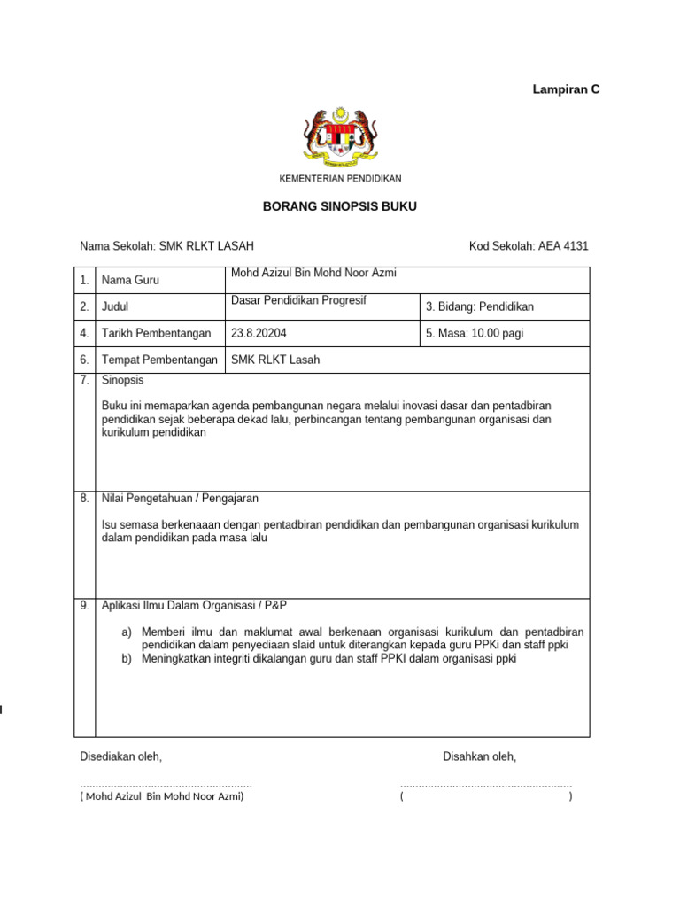 Dasar Pendidikan Progresif | PDF