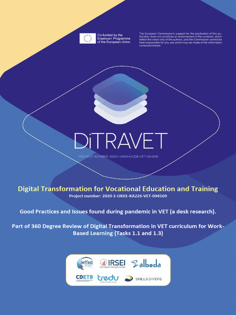 IO1 - Final Report On Review of Digital Transformation in VET ...