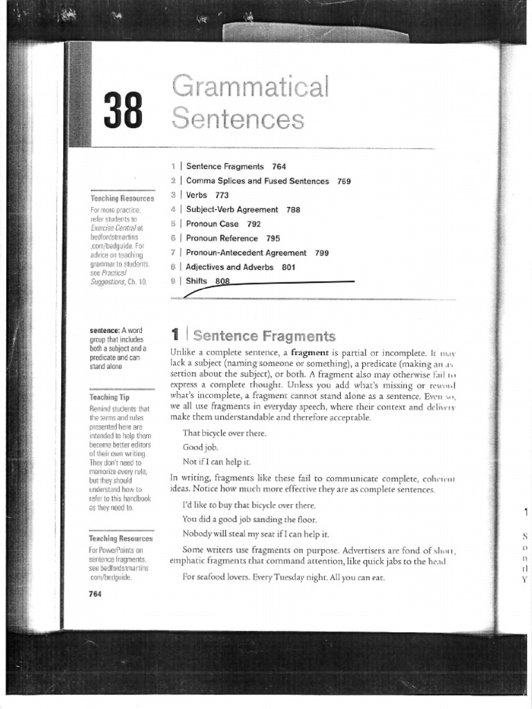 ENG 101 Grammar Packet | PDF