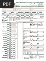 Ficha Pathfinder 2e - editável | PDF