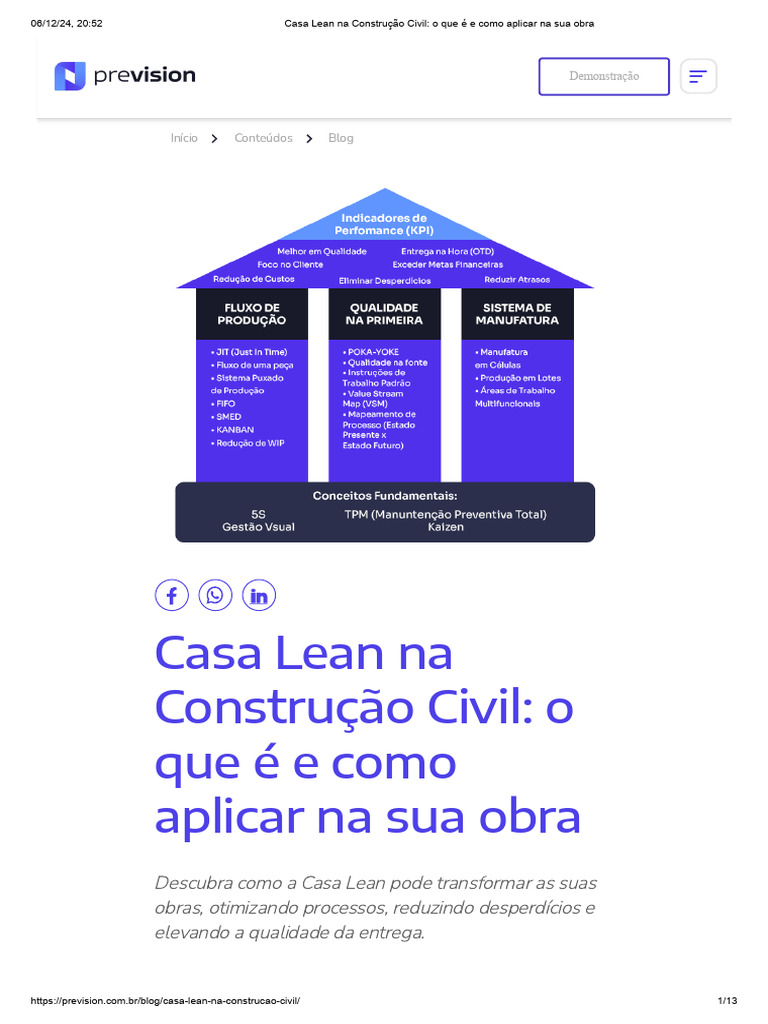 Casa Lean Na Construção Civil - o Que É e Como Aplicar Na Sua Obra ...