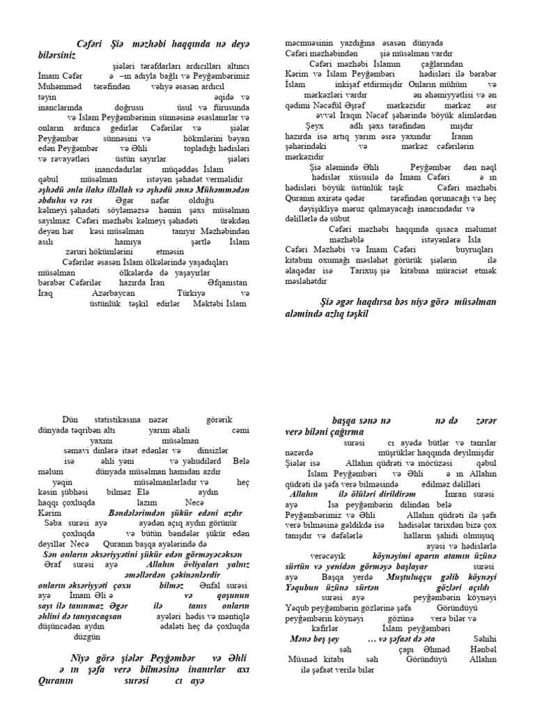 14 Sual, 14 Cavab | PDF