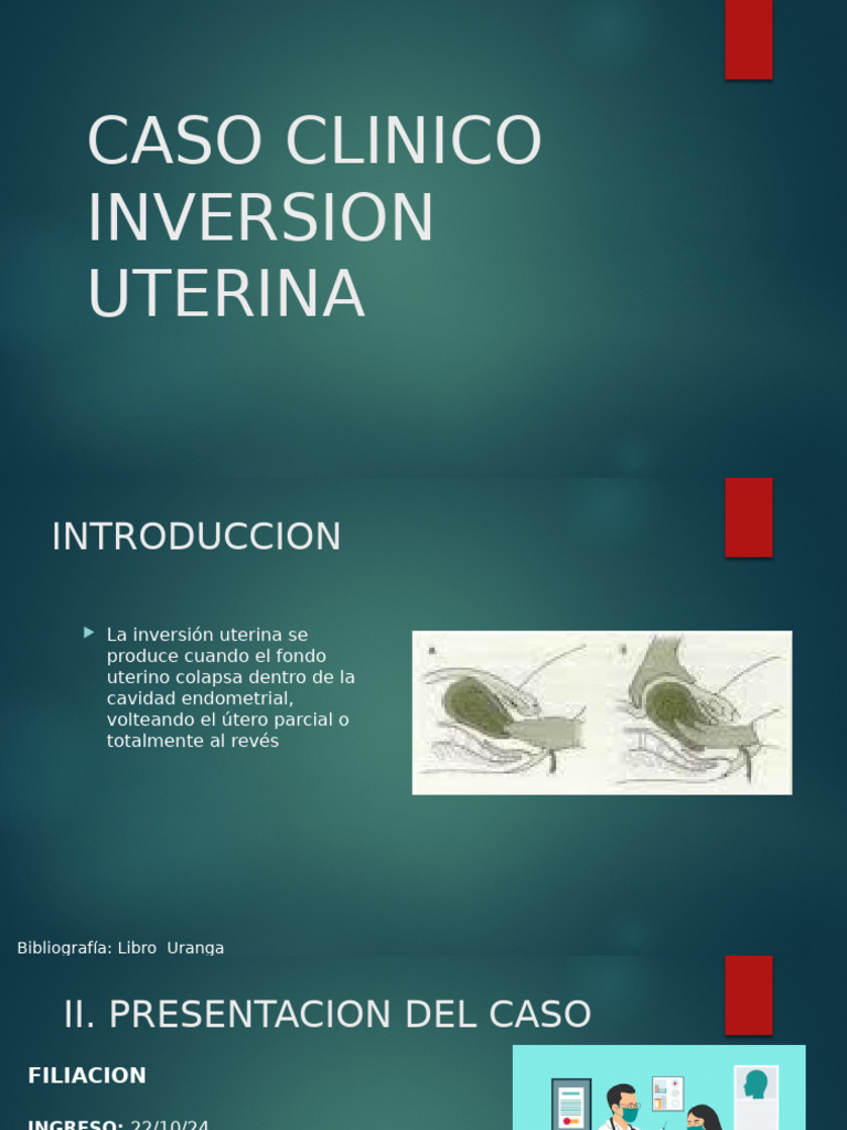 Caso Clinico Inversion Uterina | PDF