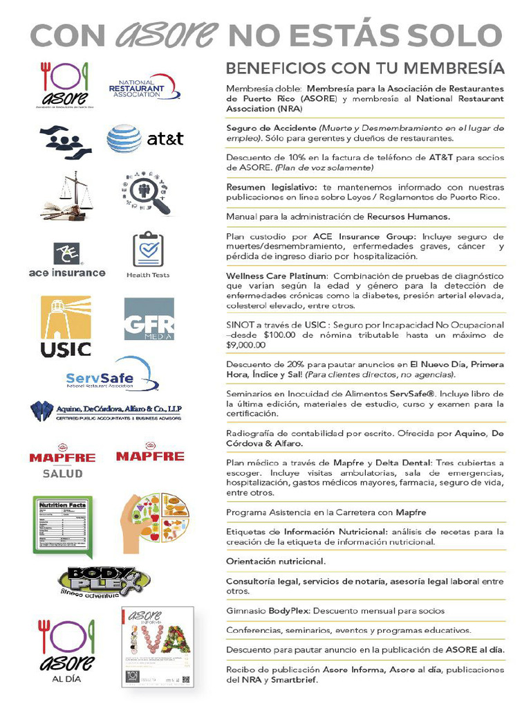 ASORE-MEMBRESIA | PDF