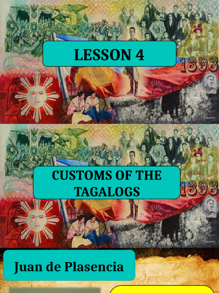 Lesson 4 Customs of Tagalog | PDF