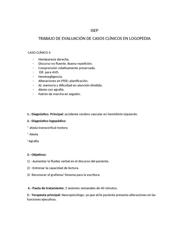 Evaluación y Tratamiento en Logopedia | PDF