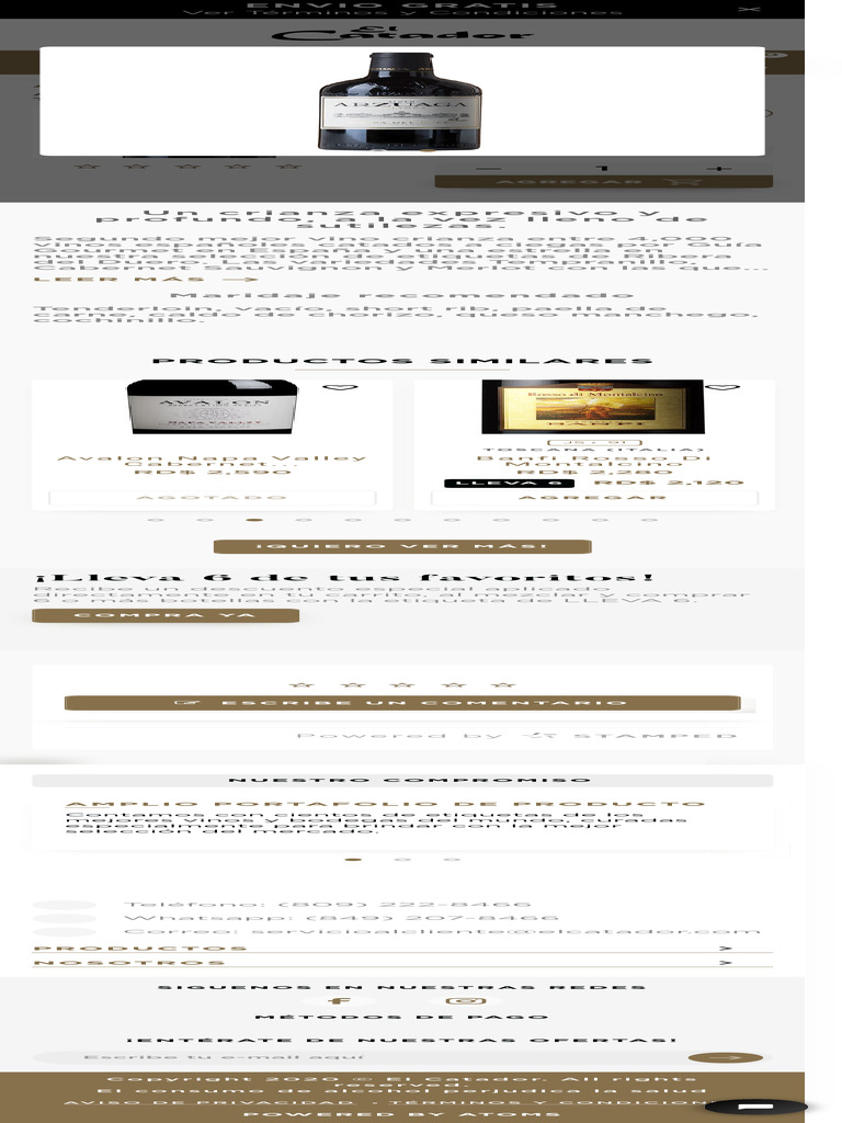 Arzuaga Crianza - El Catador | PDF | Cultivos originarios de Europa | Vino
