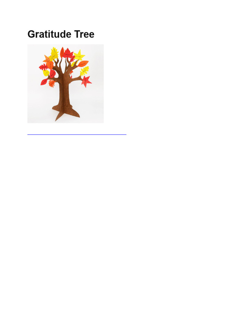 Gratitude Tree | PDF
