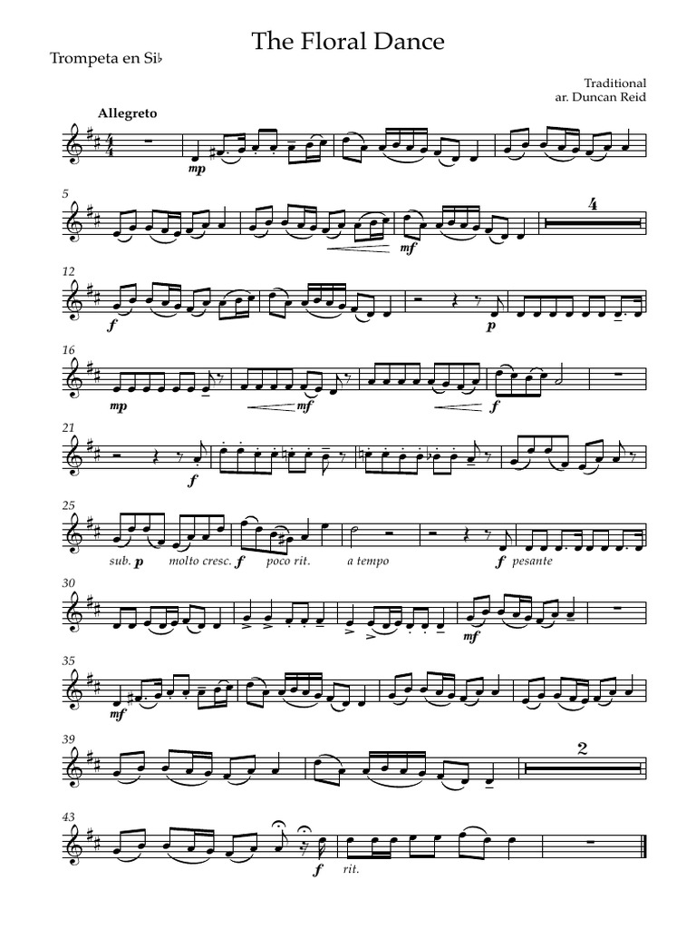 The Floral Dance - Tradicional | PDF
