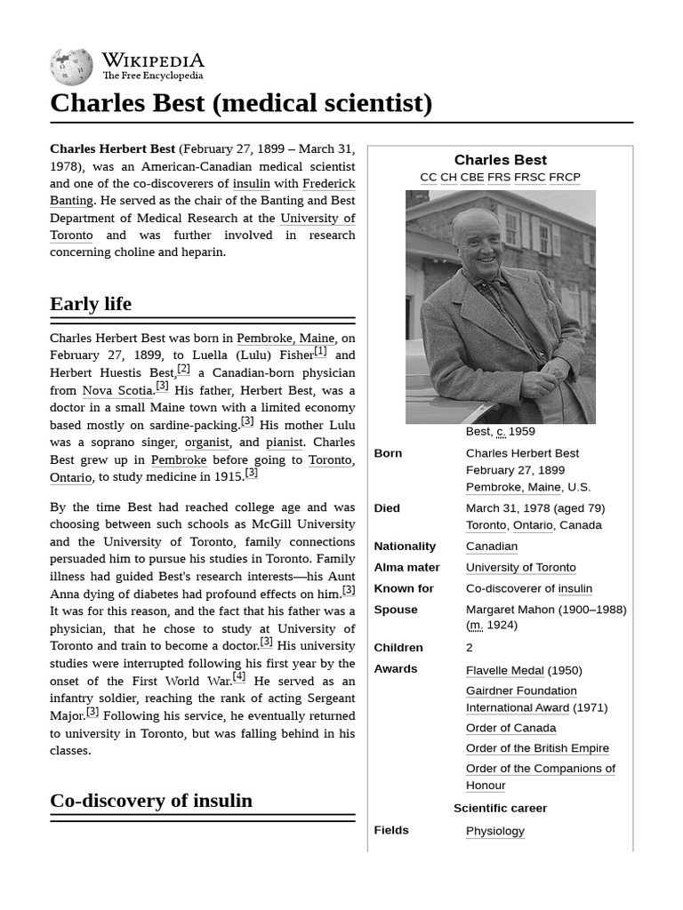 Charles_Best_(medical_scientist) | PDF
