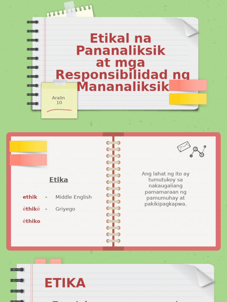 Aralin 10 Etikal Na Pananaliksik at Mga Responsibilidad NG Mananaliksik ...