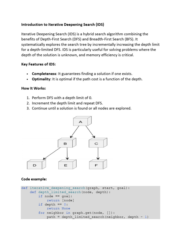 Lab5 - Iterative Deepening Search & Informed Search (Greedy & A-Star) | PDF | Computer ...